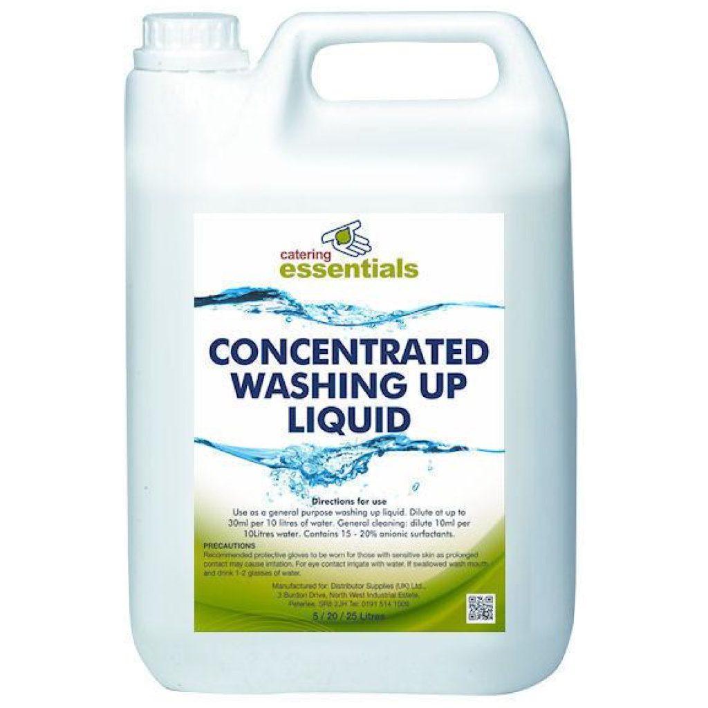 Concentrated Washing Up Liquid (5L) (20%) – UK Catering Supplies