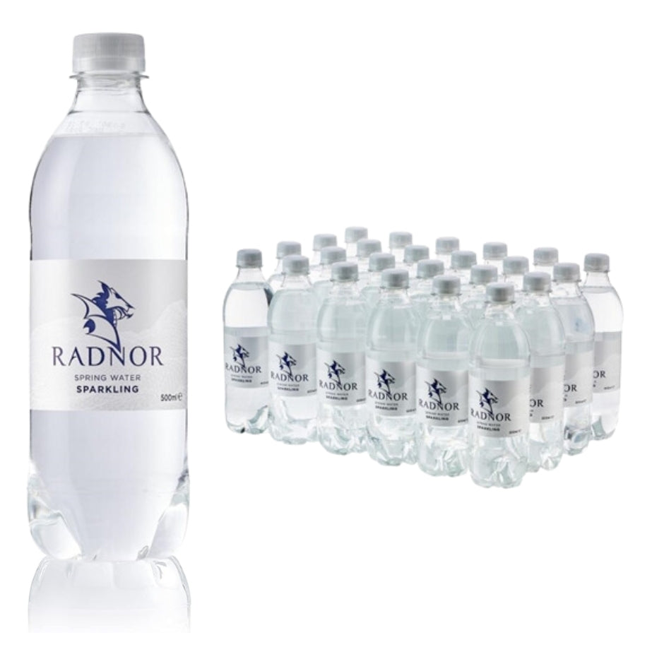 Radnor Spring Water - Still or Sparkling Bottle Plain Cap 500ml (24 ...